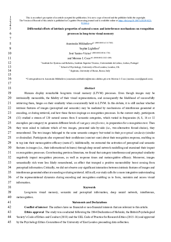 (PDF) Differential effects of intrinsic properties of natural scenes ...