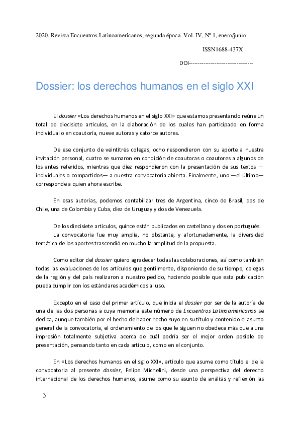 (PDF) Los derechos humanos en el siglo XXI