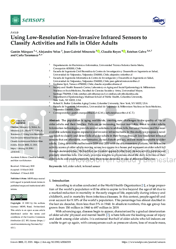 (PDF) Using Low-Resolution Non-Invasive Infrared Sensors to Classify ...