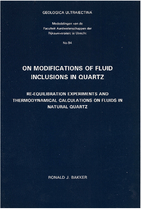 (PDF) On modifications of fluid inclusions in quartz : re-equilibration ...