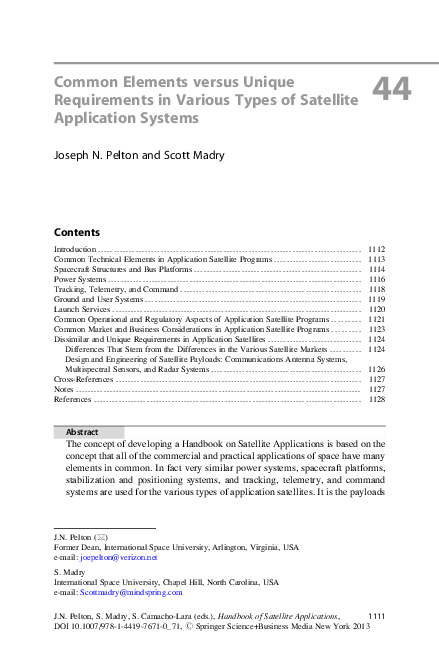 (PDF) Common Elements versus Unique Requirements in Various Types of ...