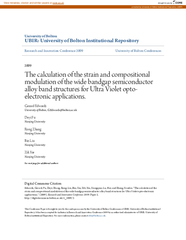 (PDF) The calculation of the strain and compositional modulation of the ...