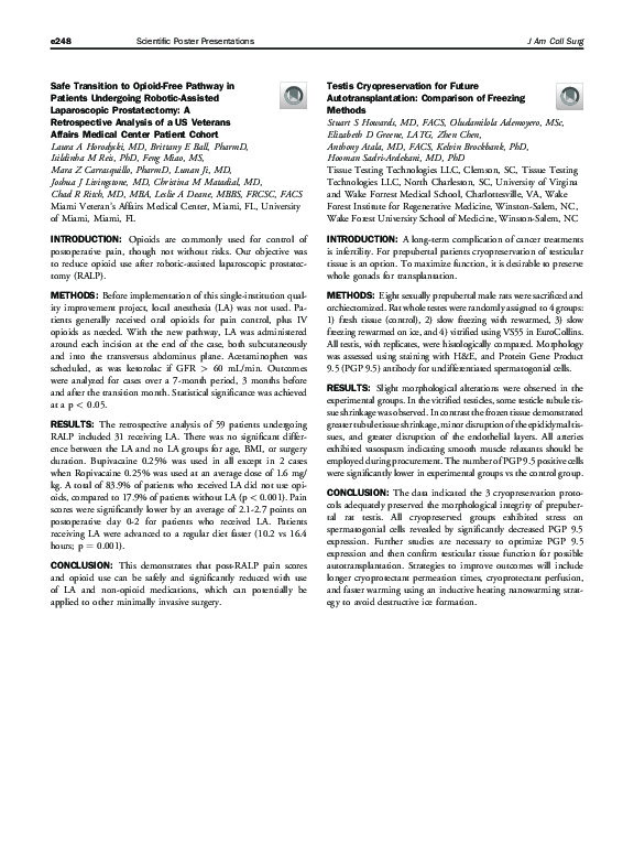 (PDF) Testis Cryopreservation for Future Autotransplantation ...