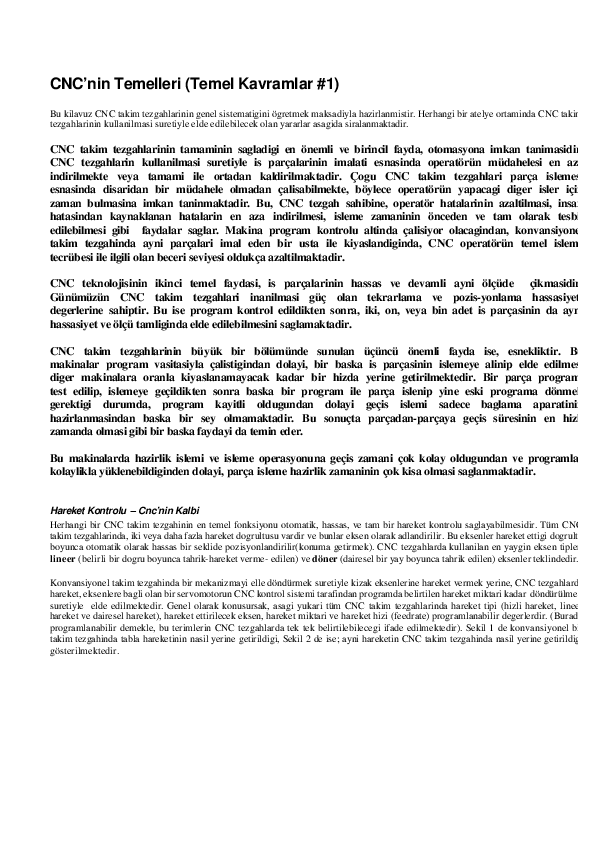 (PDF) CNC Temelleri