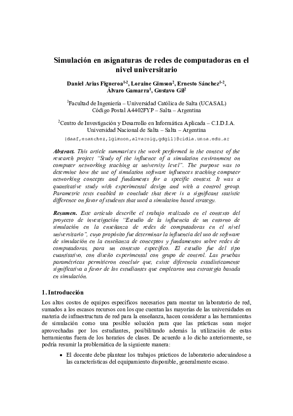 (PDF) Simulación en asignaturas de redes de computadoras en el nivel ...