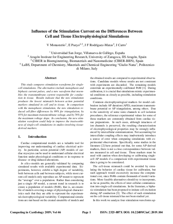 (PDF) Influence of the Stimulation Current on the Differences between ...