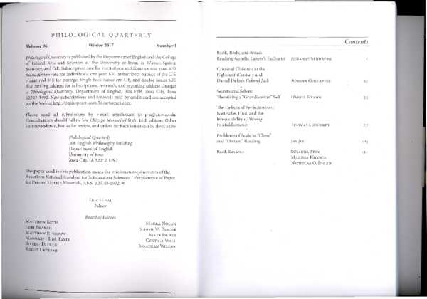 (PDF) Book review of Peter Boxall, The Value of the Novel