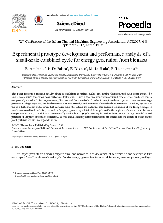 (PDF) Experimental prototype development and performance analysis of a ...