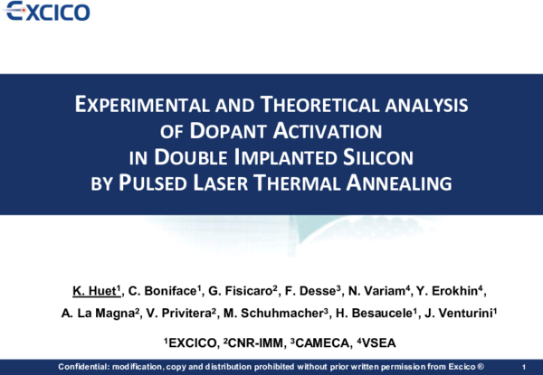 (PDF) Experimental and theoretical analysis of dopant activation in ...