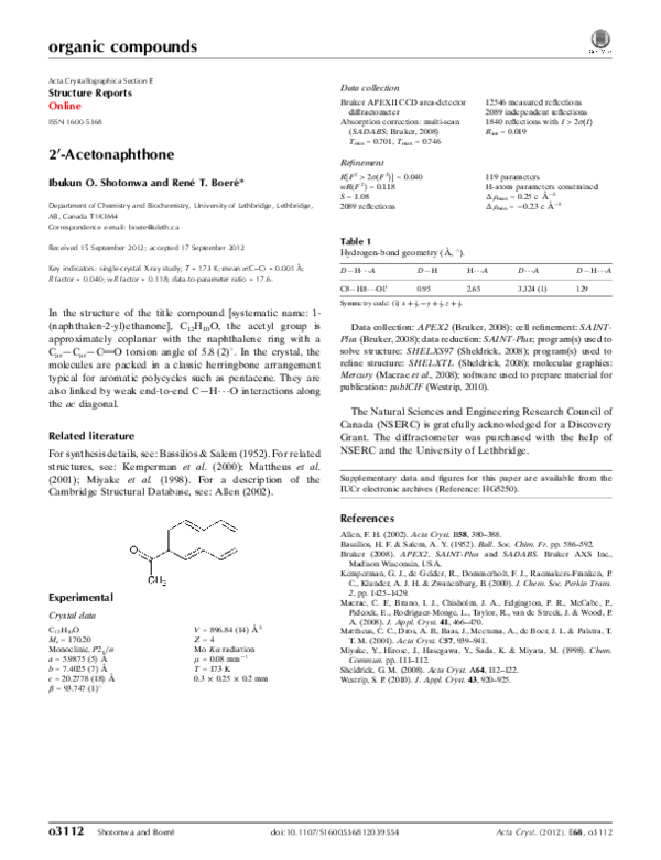 (PDF) 2′-Acetonaphthone
