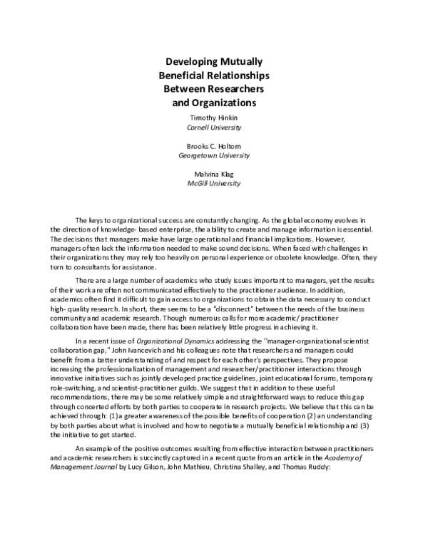 (PDF) Collaborative Research