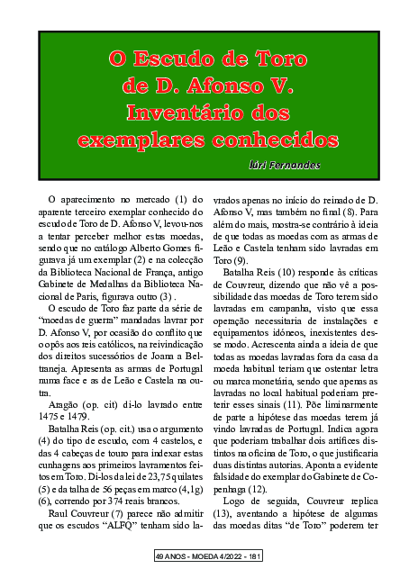 (PDF) O escudo de Toro de D. Afonso V