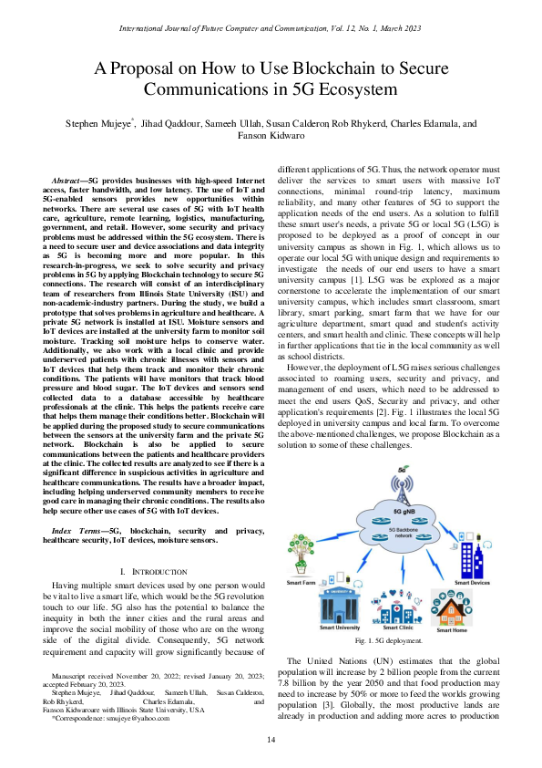 (PDF) A Proposal on How to Use Blockchain to Secure Communications in ...