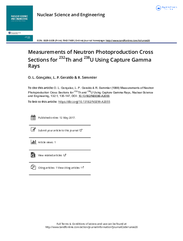 (PDF) Measurements of keV-neutron capture cross sections and capture gamma-ray spectra of 105 Pd ...