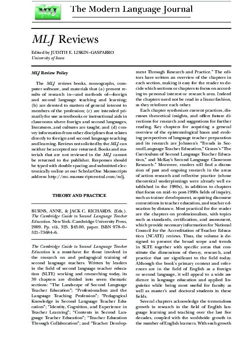 (PDF) Teacher's Handbook: Contextualized Language Instruction by SHRUM ...