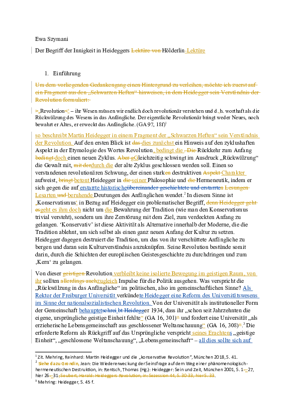 (DOC) Der Begriff der Innigkeit in Heideggers Hölderlin-Lektüre