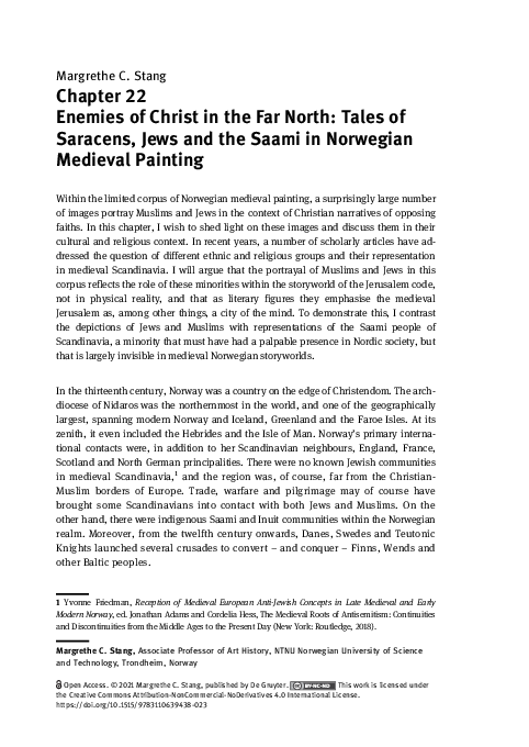 (PDF) Chapter 22 Enemies of Christ in the Far North: Tales of Saracens ...