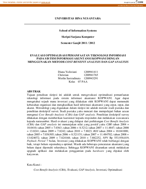 (PDF) Evaluasi Optimalisasi Pemanfaatan Teknologi Informasi Pada Sistem Informasi Akuntansi ...