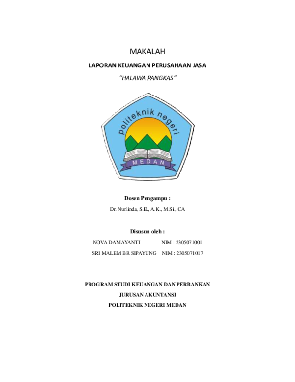(PDF) Proyek Mini Perusahaan Jasa