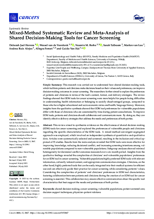 (PDF) Mixed-Method Systematic Review and Meta-Analysis of Shared ...