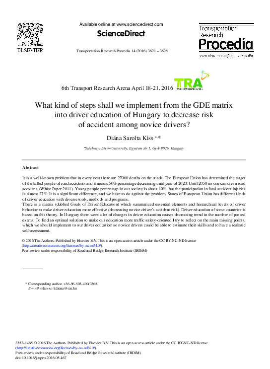 (PDF) What Kind of Steps Shall we Implement from the GDE Matrix Into ...