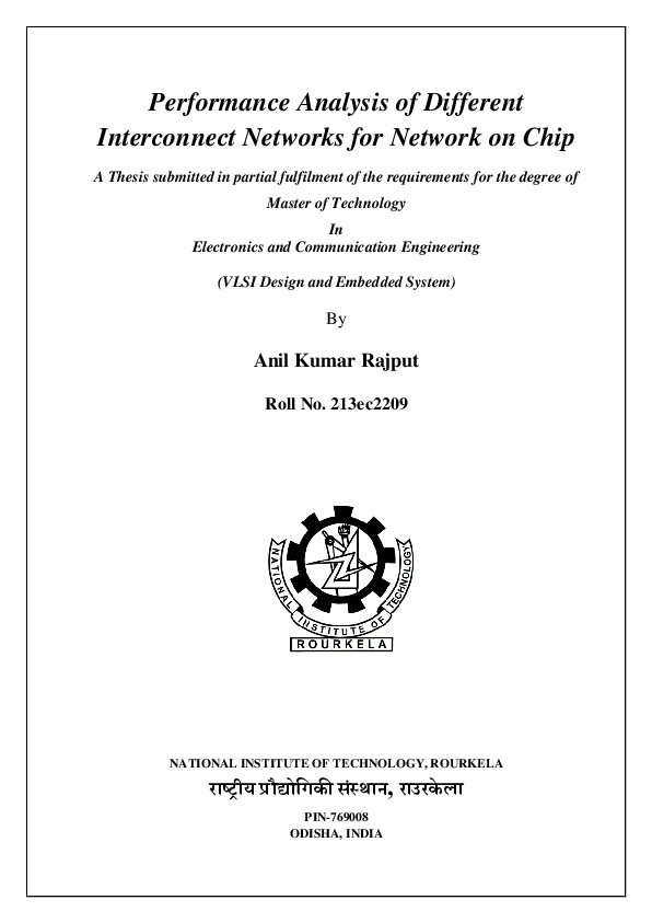 (PDF) Performance Analysis of Different Interconnect Networks for ...