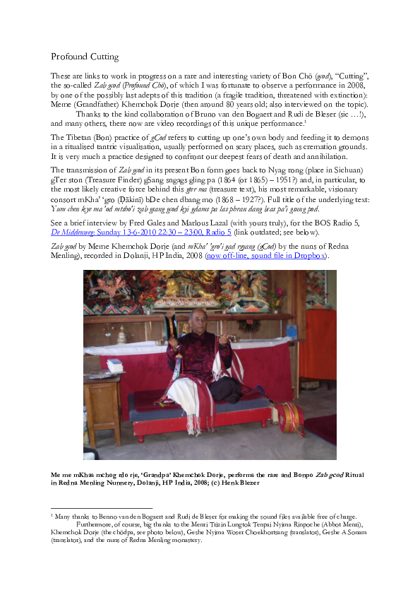 (PDF) Work in Progress: Zab gCod (Profound Cutting)