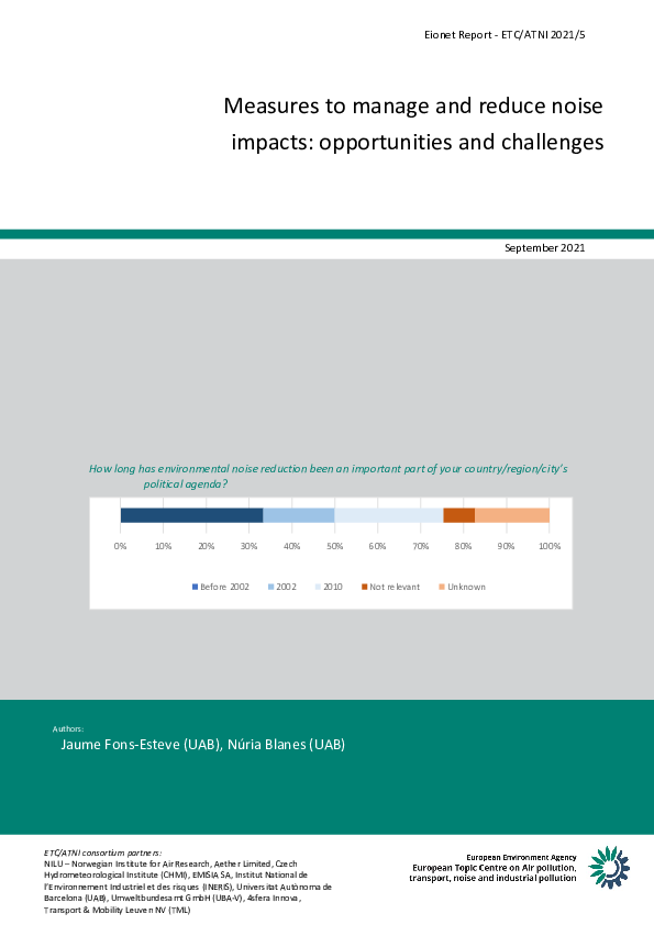 (PDF) ETC/ATNI Report 2021/5: Measures to manage and reduce noise ...