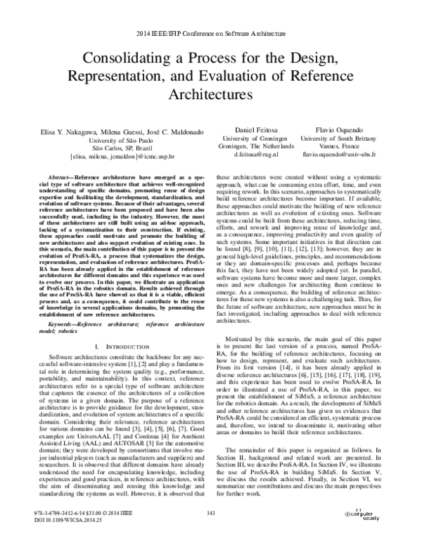 (PDF) Consolidating a Process for the Design, Representation, and Evaluation of Reference ...