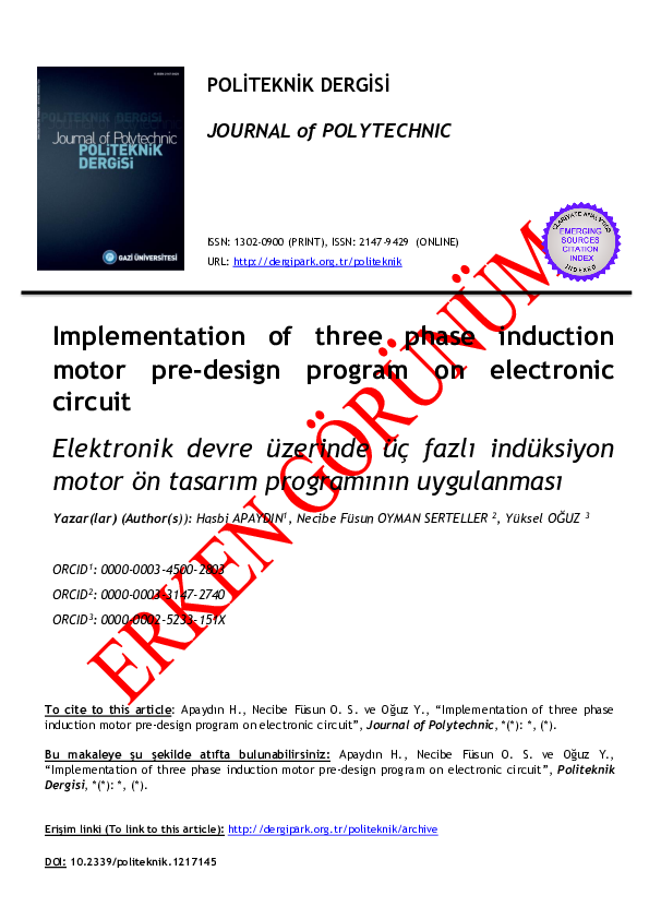 (PDF) Implementation of Three Phase Induction Motor Pre-Design Program ...