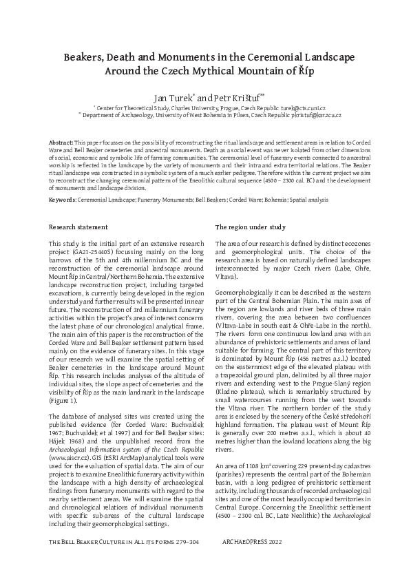 (PDF) Beakers, Death and Monuments in the Ceremonial Landscape Around ...