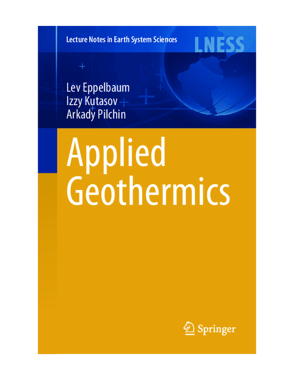 (PDF) Eppelbaum et al. 'Applied Geothermics' (Springer), 2014 7.7.1 ...