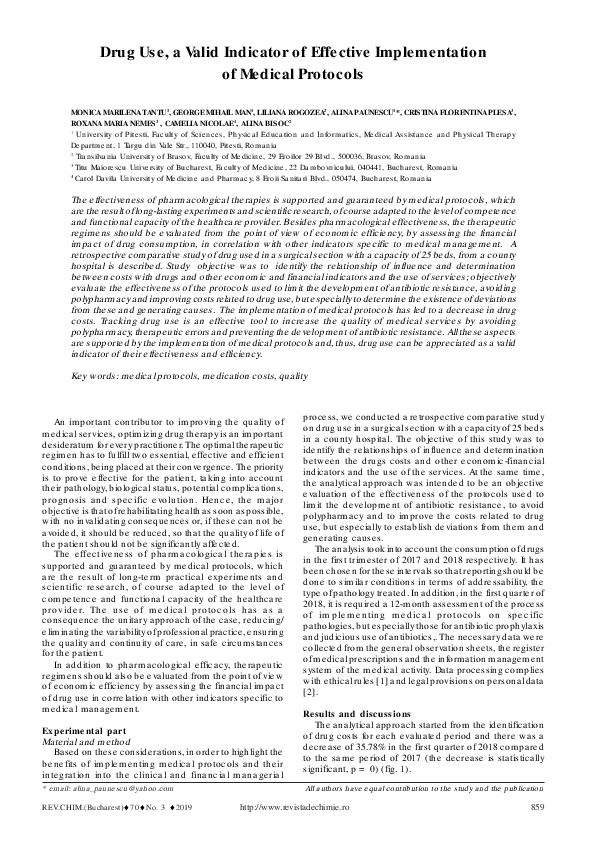 (PDF) Drug Use, a Valid Indicator of Effective Implementation of ...