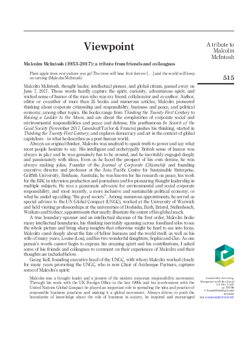 (PDF) Viewpoint