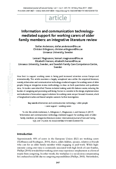 (PDF) Information and Communication Technology Medicine: Integrative ...