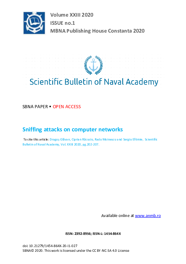 (PDF) Sniffing attacks on computer networks