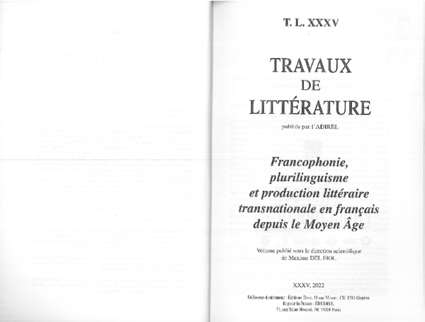 (PDF) Le symbolisme, un mouvement francophone avant la lettre