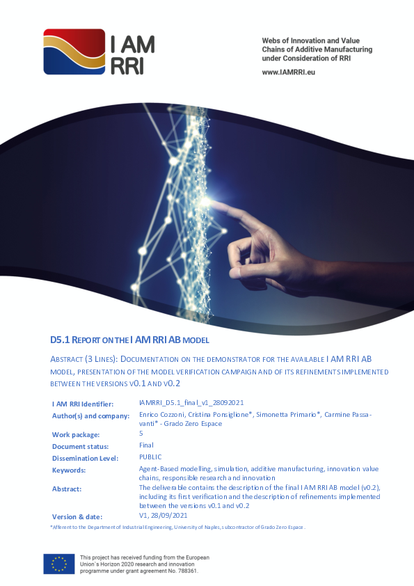 (PDF) D5.1 Report on the I Am Rri Ab Model