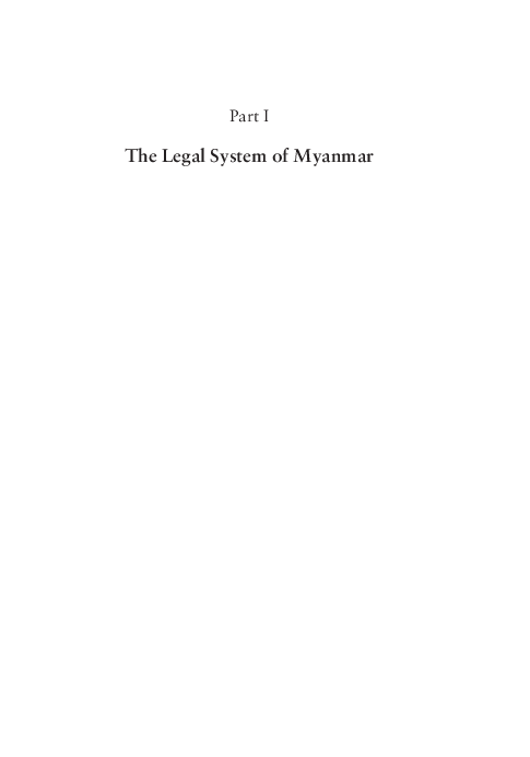 (PDF) Introduction : Myanmar, Law Reform and Asian Legal Studies