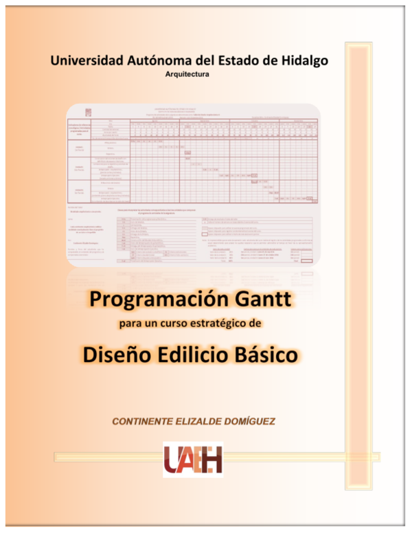 (PDF) Programación Gantt para un Curso Estratégico de Diseño Edilico Básico