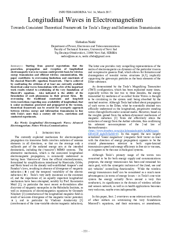 (PDF) Towards Consistent Theoretical Framework for Tesla’s Eergy and ...