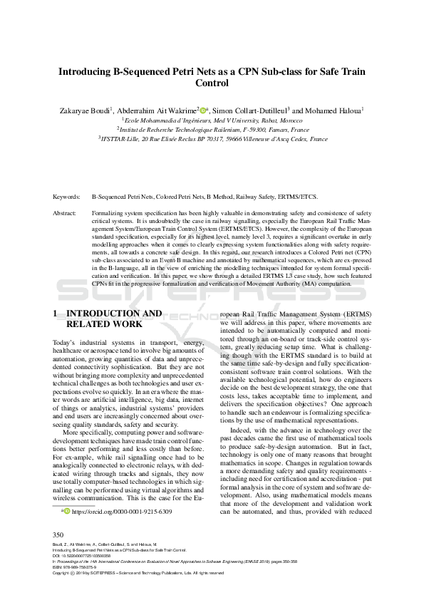 (PDF) Introducing B-Sequenced Petri Nets as a CPN Sub-class for Safe ...
