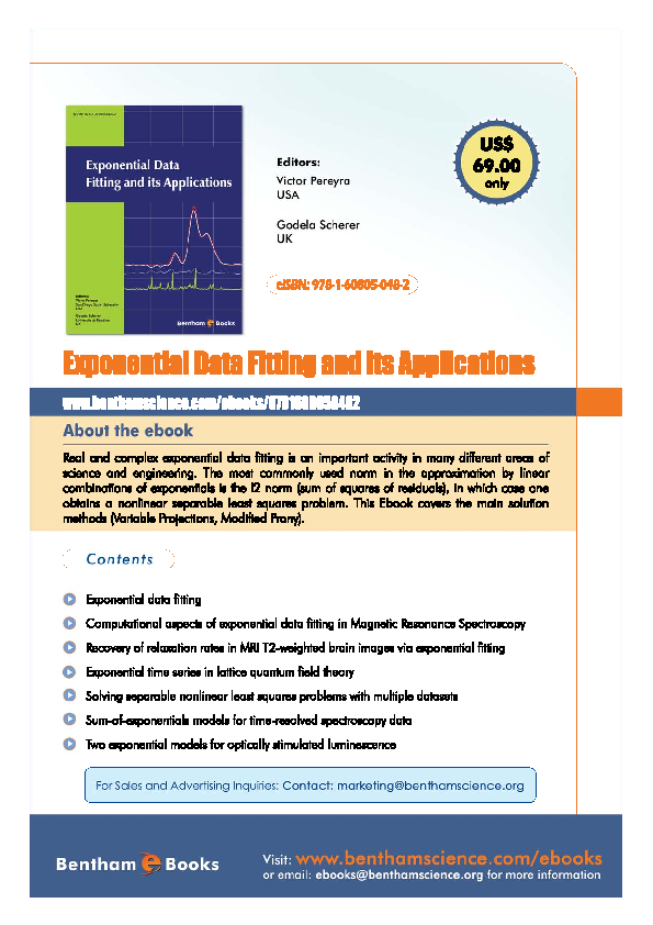 (PDF) Exponential Data Fitting and its Applications