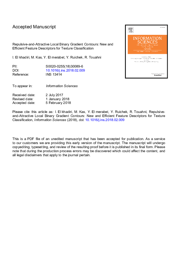 Pdf Repulsive And Attractive Local Binary Gradient Contours New And