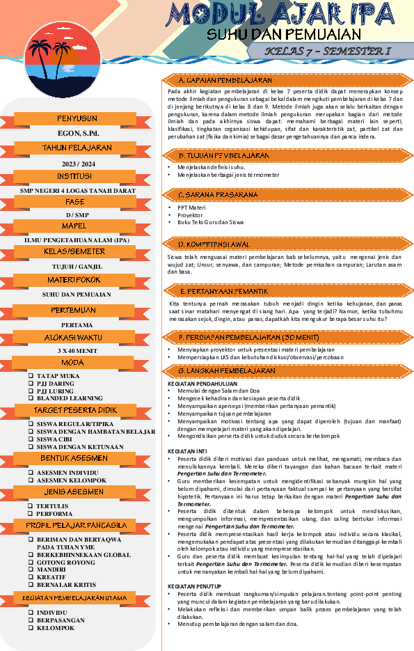 (PDF) MODUL AJAR IPA KURIKULUM MERDEKA MATERI SUHU DAN TERMOMETER (IPA SMP KELAS 7)