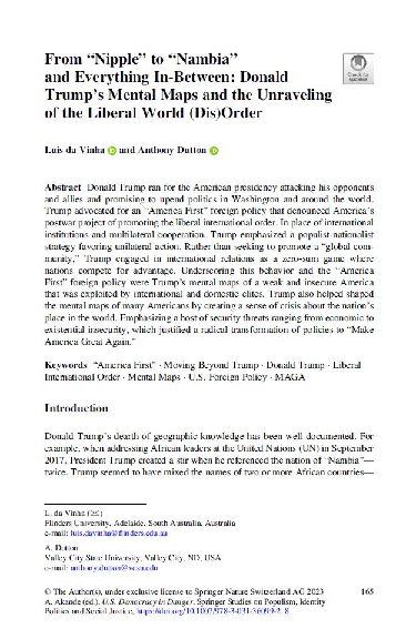 (PDF) CoverFrom “Nipple” to “Nambia” and Everything In-Between: Donald ...