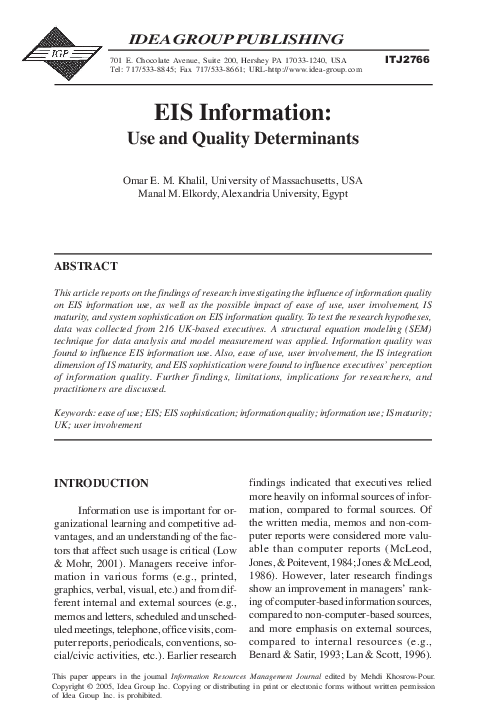 (PDF) EIS Information