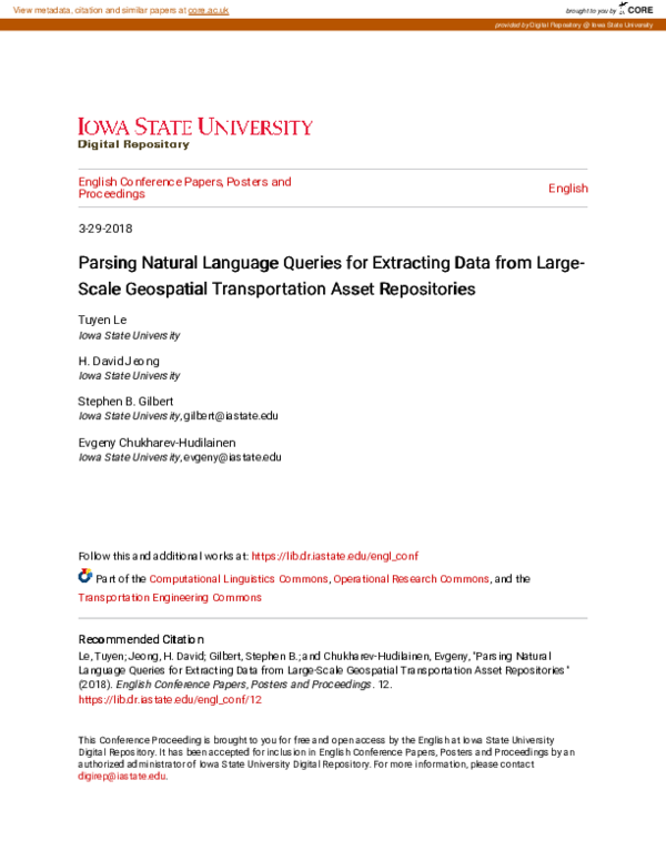 (PDF) Parsing Natural Language Queries for Extracting Data from Large-Scale Geospatial ...