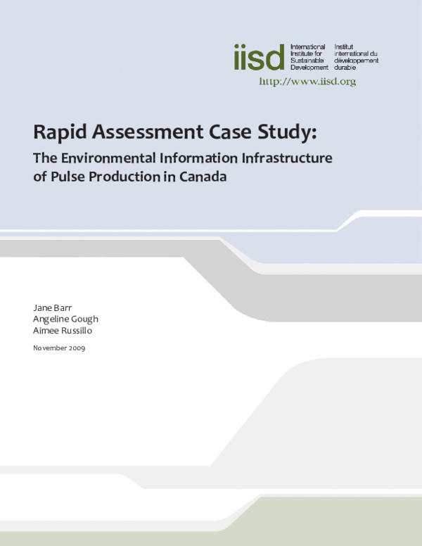 (PDF) Rapid Assessment Case Study: The Environmental Information ...
