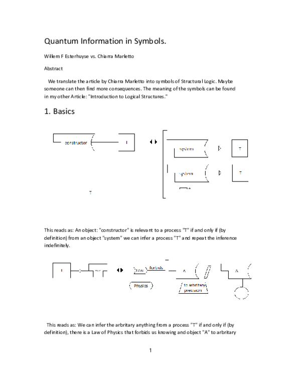 (PDF) Quantum Information in Symbols